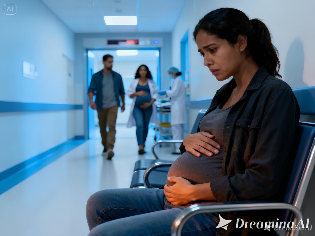 Under min ultralydsscanning kom min mand ind med en anden gravid kvinde ...